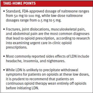 Management of Patients on Low-Dose Naltrexone: A Clinical Review for ...